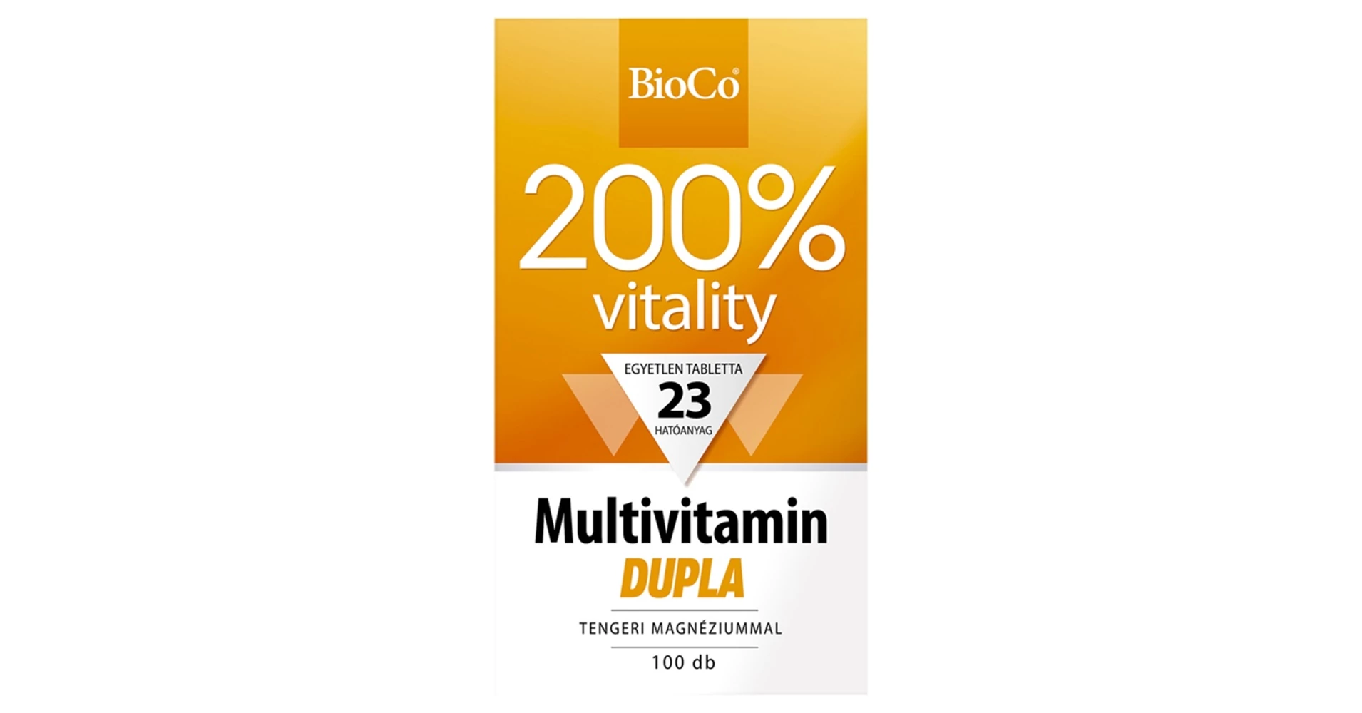 BIOCO 200% MULTIVITAMIN DUPLA FILMTABLETTA 100X - Agnespatika.hu ...