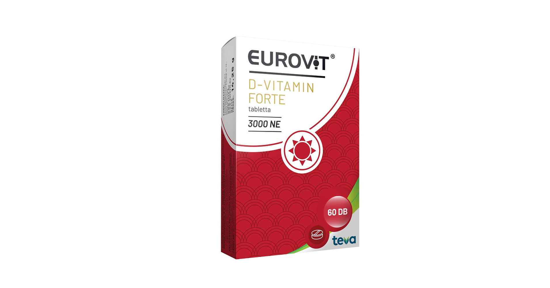 EUROVIT D-VITAMIN 3000NE FORTE TABLETTA 60X - agnespatika.hu - webshop ...