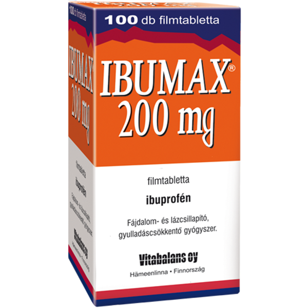 IBUMAX 200MG FILMTABLETTA 100X - agnespatika.hu - webshop - országos ...