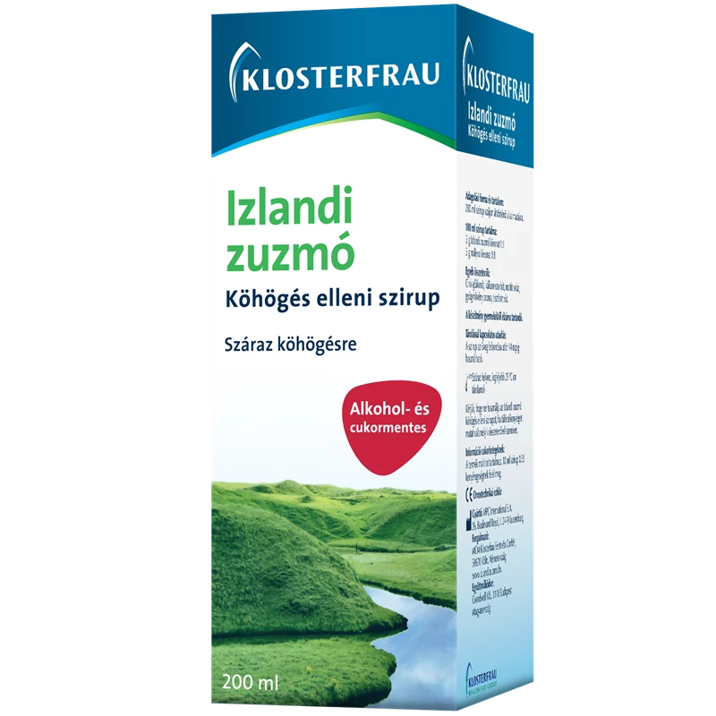 Izlandi zuzmó köhögés elleni szirup 200 ml - agnespatika.hu - webshop ...